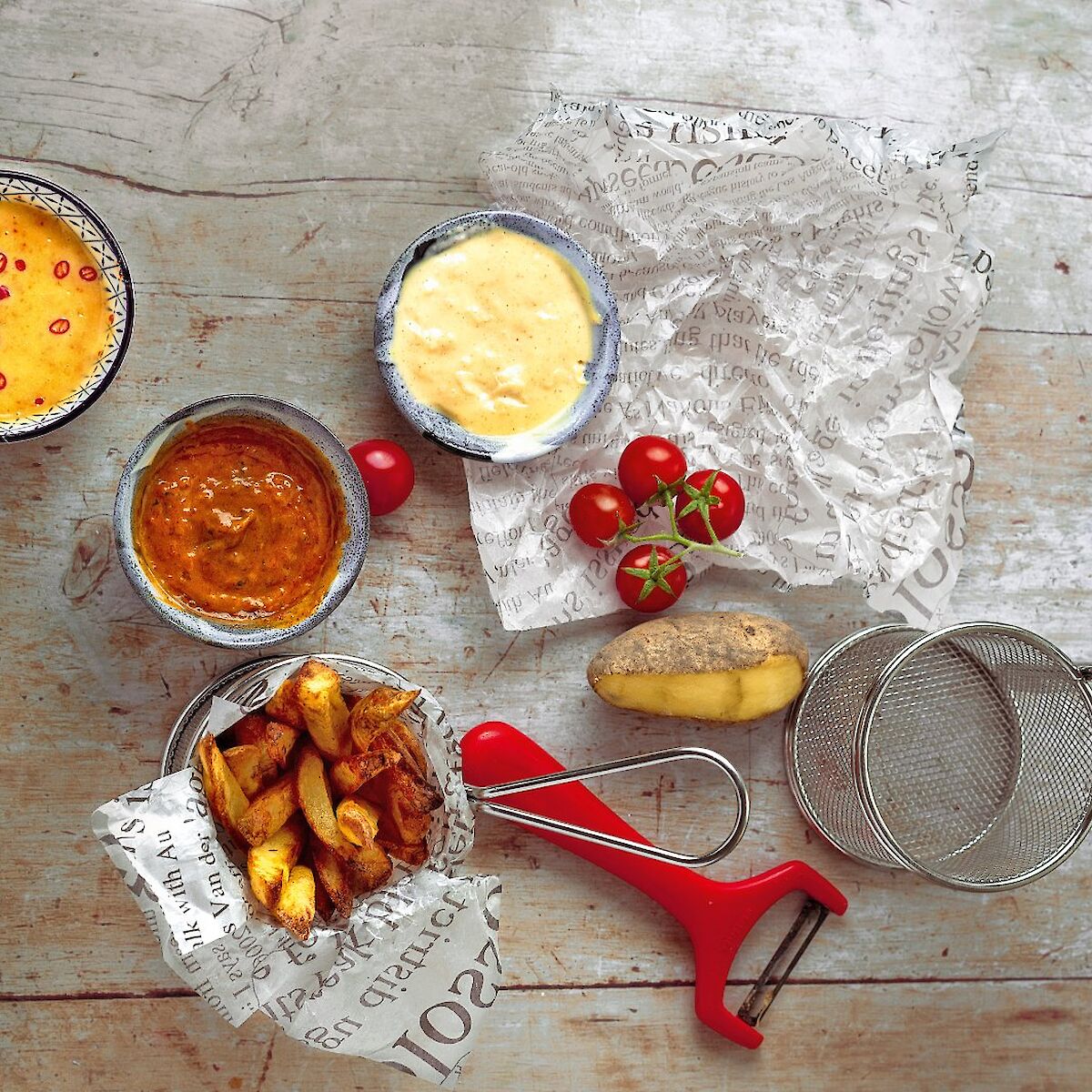 Pulled-Chicken-Poutine aus dem Thermomix ♥ Rezepte mit Herz