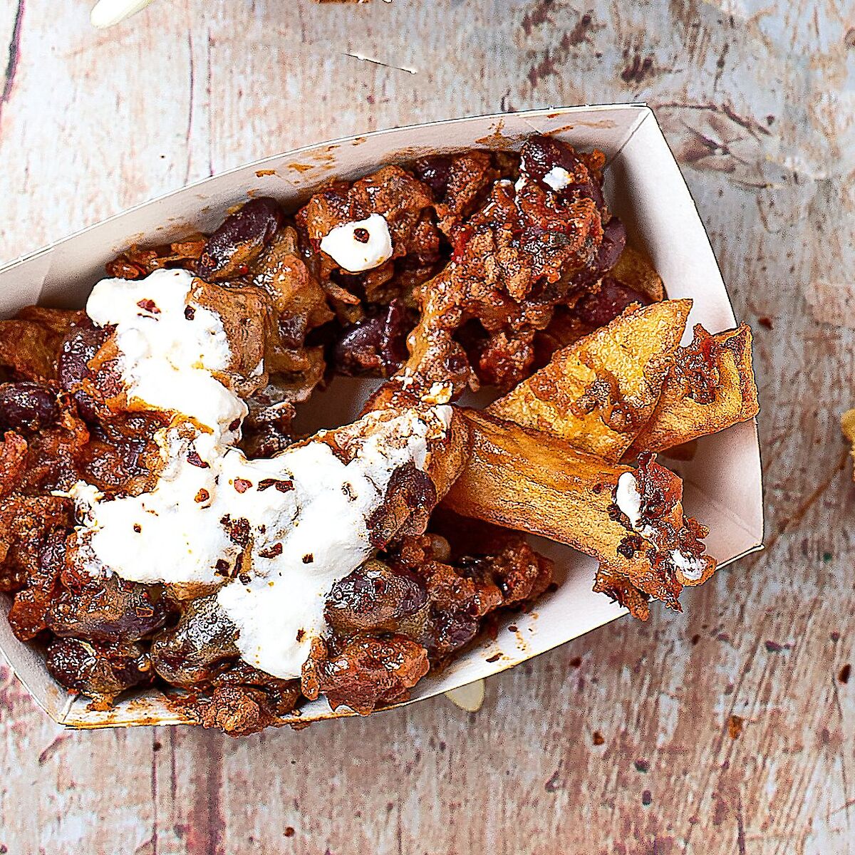 Pulled-Chicken-Poutine aus dem Thermomix ♥ Rezepte mit Herz