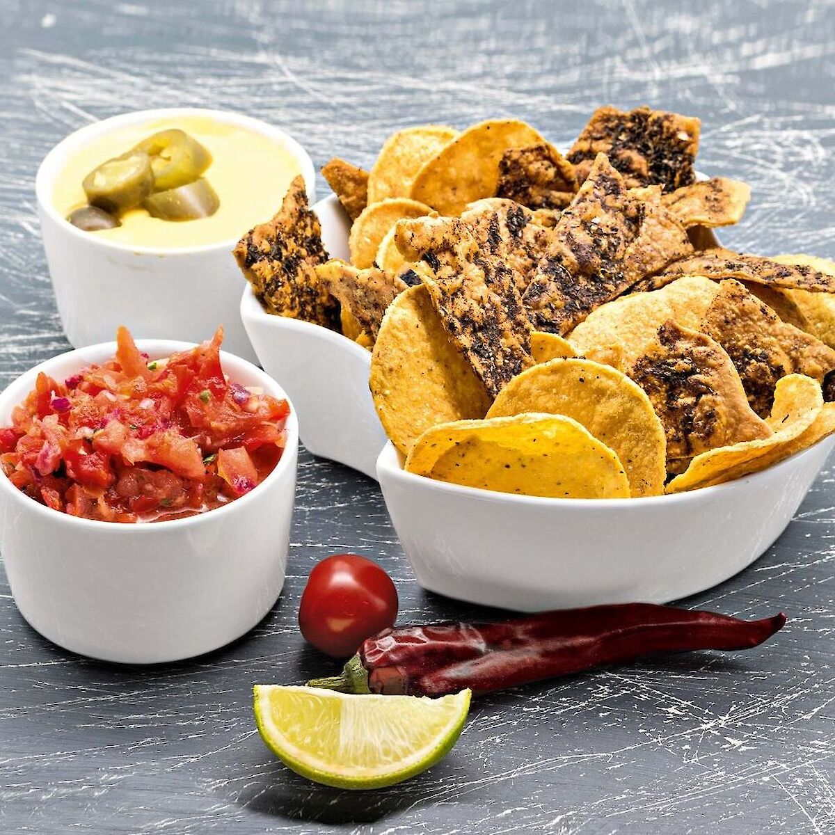 Nachos mit Käsesauce / Bier-Käse-Sauce ♥ Rezepte mit Herz